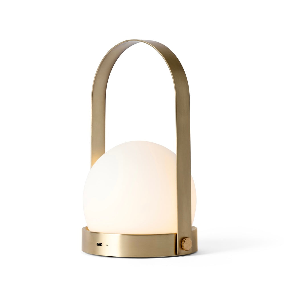Carrie Cordless Lamp - Brushed Brass by Menu – Catesbys
